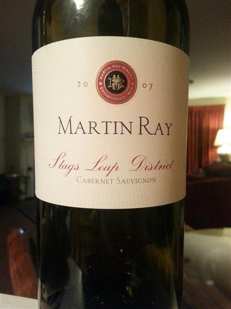 2006 Martin Ray Cabernet Sauvignon Reserve Stags Leap District, USA ...