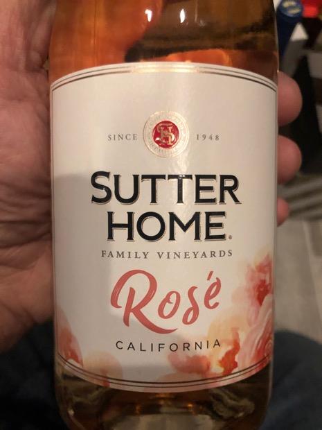 2017 Sutter Home Winery White Zinfandel California, USA, California ...