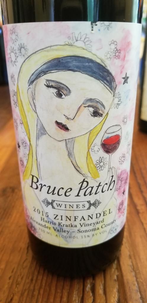 2015 Bruce Patch Zinfandel Harris Kratka Vineyard, USA, California ...