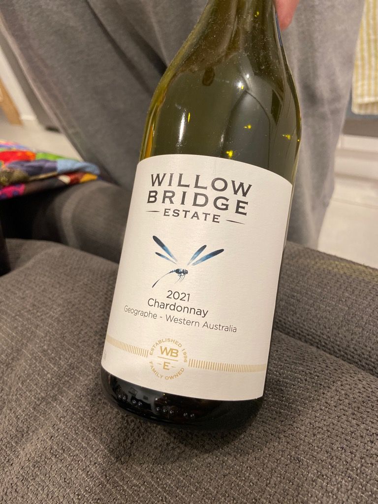 2021 Willow Bridge Estate Chardonnay Dragonfly, Australia, Western Australia, South West ...