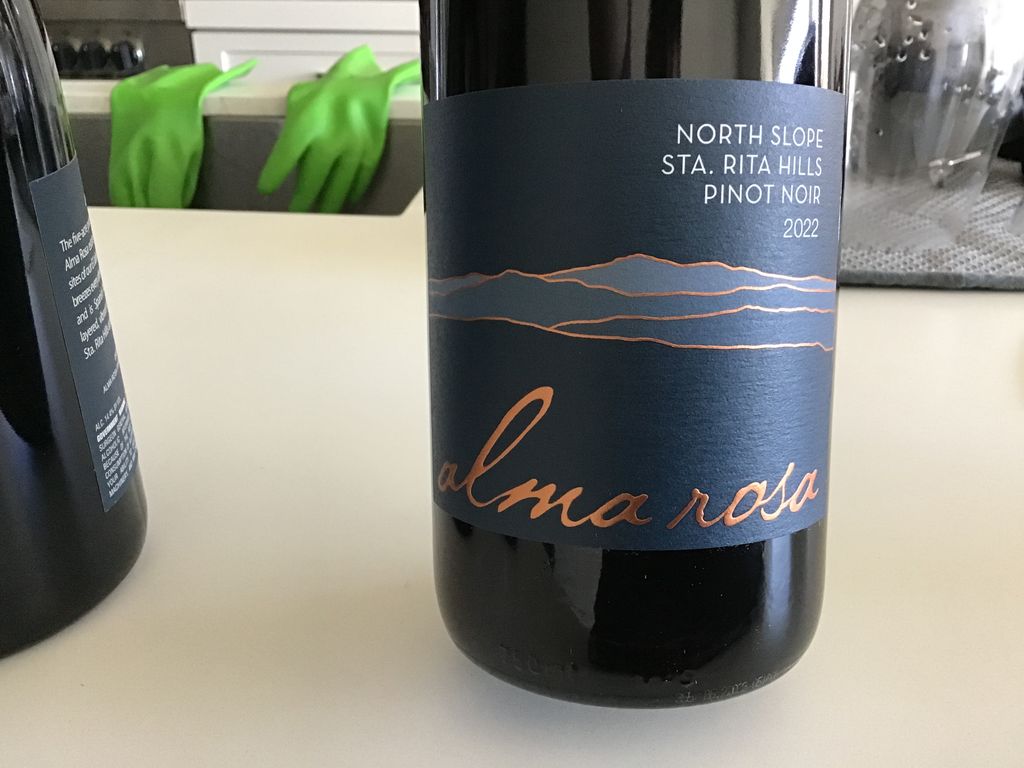 2022 Alma Rosa Pinot Noir North Slope Sta. Rita Hills, USA, California ...