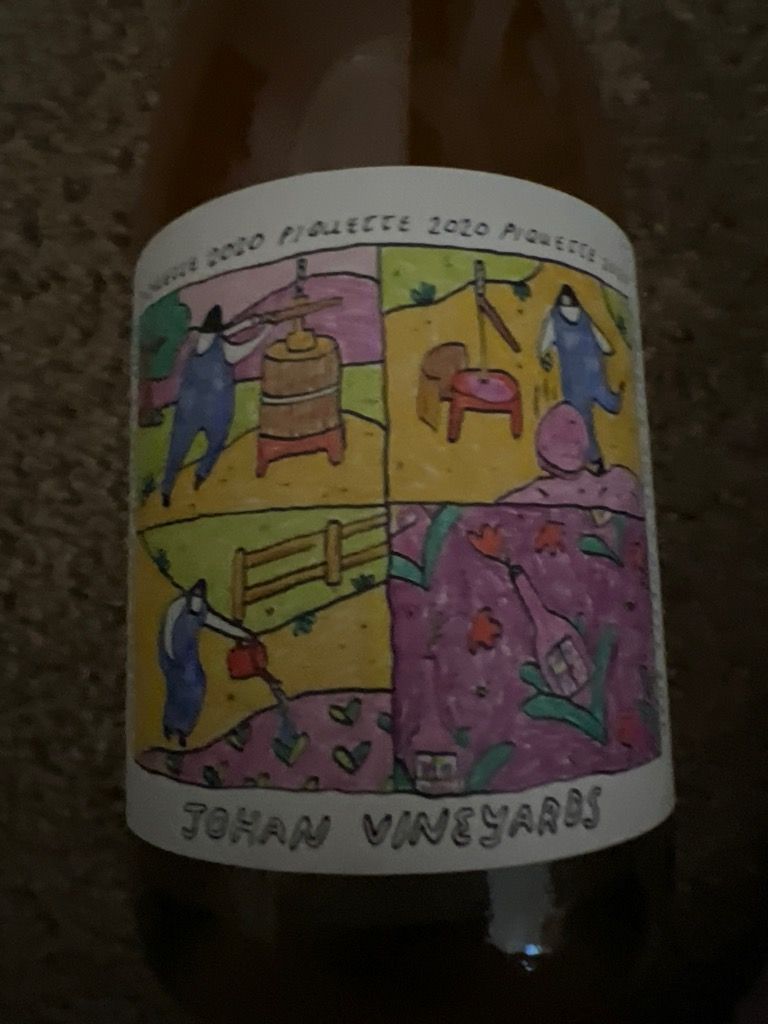 2021 Johan Vineyards Pinot Noir Piquette, USA, Oregon, Willamette ...