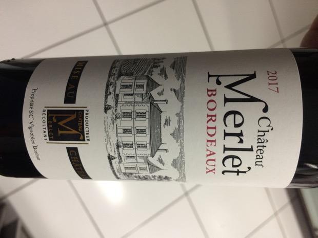 2017 Château Merlet, France, Bordeaux - CellarTracker
