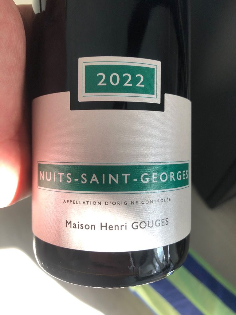 2022 Domaine Henri Gouges Nuits St. Georges, France, Burgundy, Côte de ...