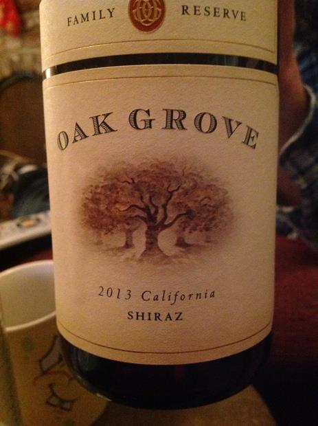 2020 Oak Grove Shiraz Reserve, USA, California, Central Coast ...