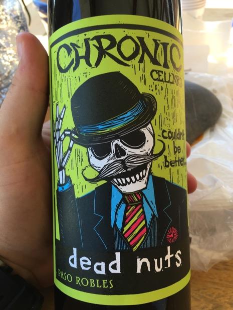 2015 Chronic Cellars Dead Nuts, USA, California, Central Coast, Paso ...