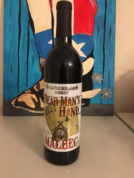 NV Silver Dollar Winery Malbec Dead Man's Hand, USA, Texas, Texas Hill ...