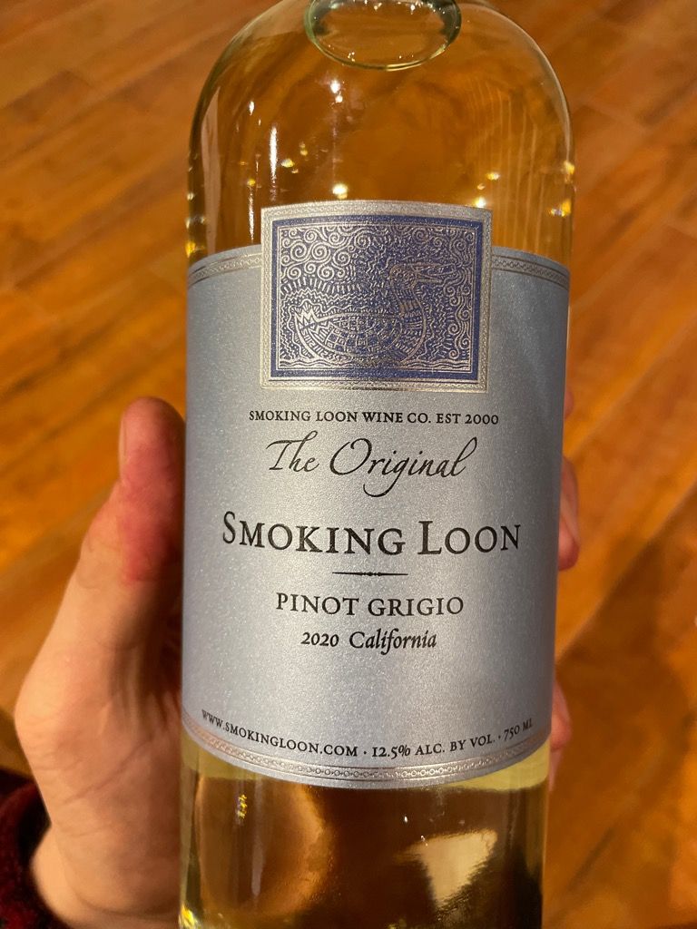 2020 Smoking Loon Pinot Grigio, USA, California - CellarTracker