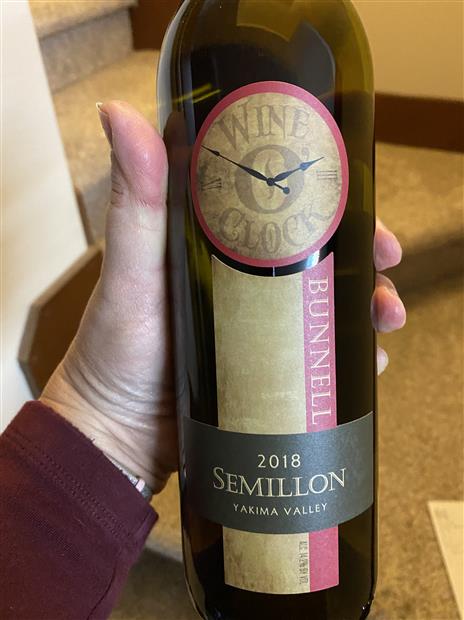 2020 Bunnell Family Cellars Sémillon, USA, Washington, Columbia Valley ...