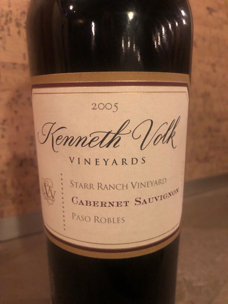 2004 Kenneth Volk Cabernet Sauvignon Starr Ranch, USA, California ...