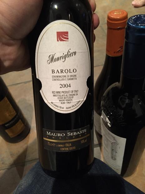 2004 Mauro Sebaste Barolo Monvigliero, Italy, Piedmont, Langhe, Barolo ...