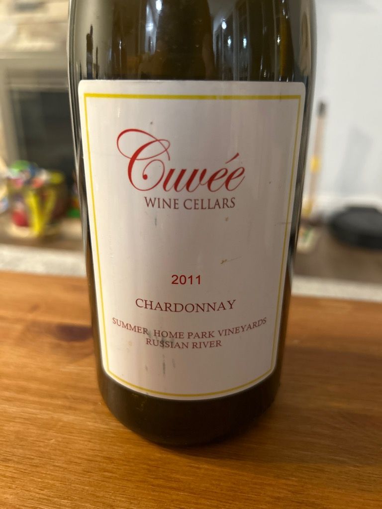 2011 Cuvée Wine Cellars Chardonnay Summer Home Park, USA, California ...