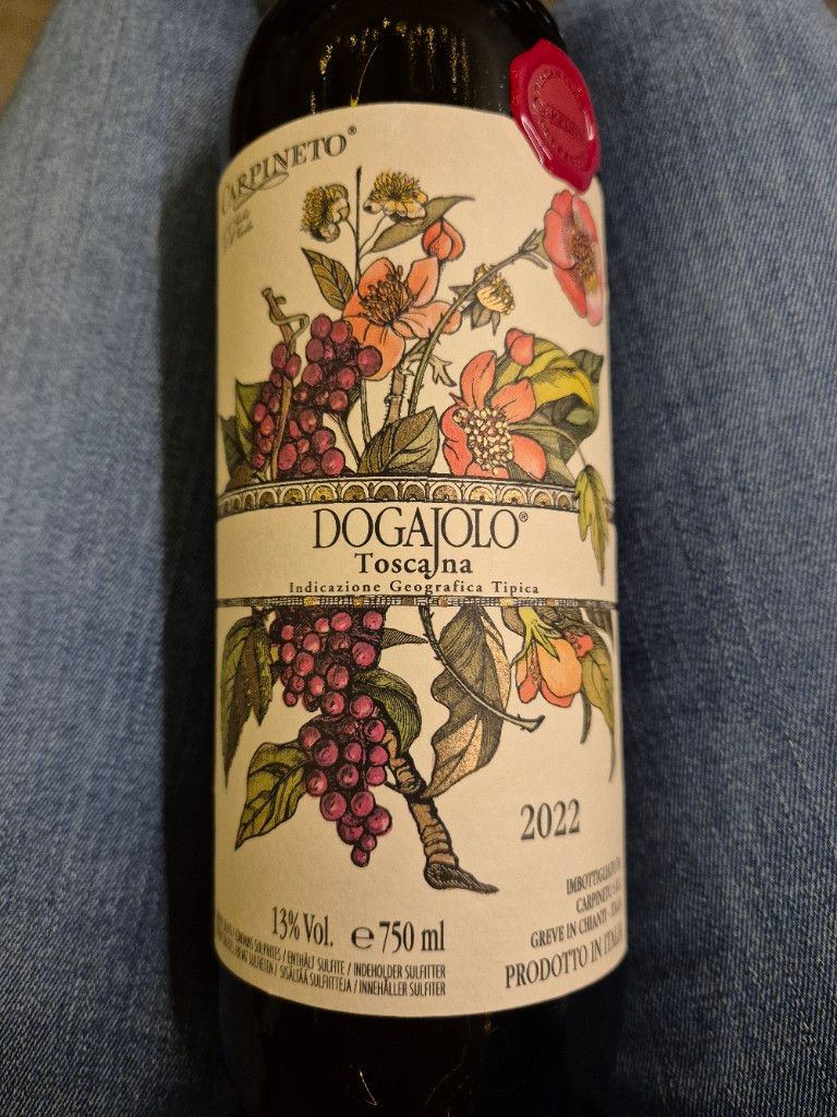 2022 Carpineto Dogajolo Rosso Toscana IGT, Italy, Tuscany, Toscana IGT ...