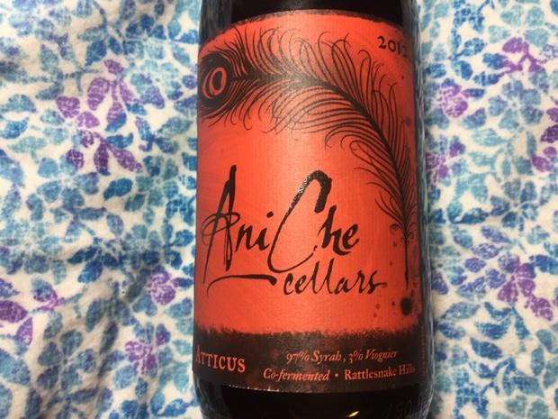 2013 AniChe Cellars Atticus, USA, Washington, Columbia Valley ...