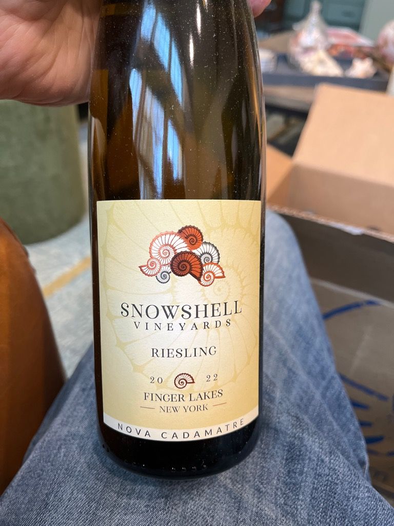 2022 Nova Cadamatre Riesling Snowshell Vineyards, USA, New York, Finger ...