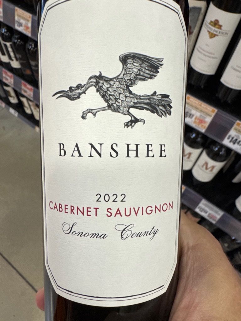 2022 Banshee Cabernet Sauvignon Sonoma County, USA, California, Sonoma ...