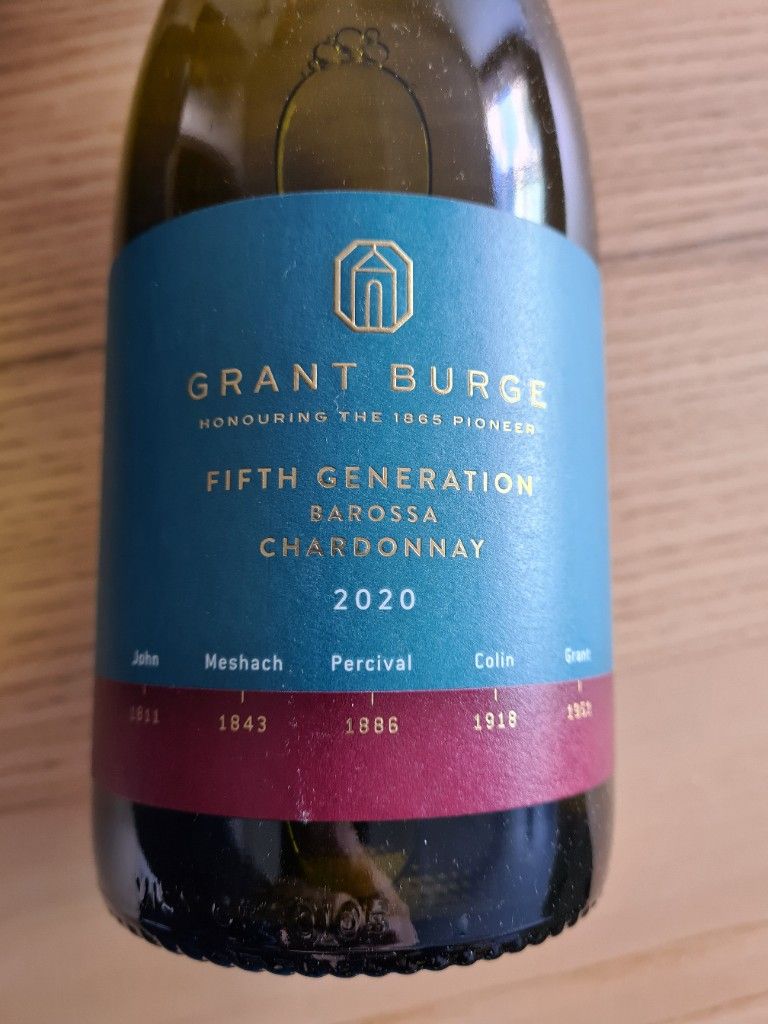 2020 Grant Burge Chardonnay 5th Generation, Australia, South Australia ...