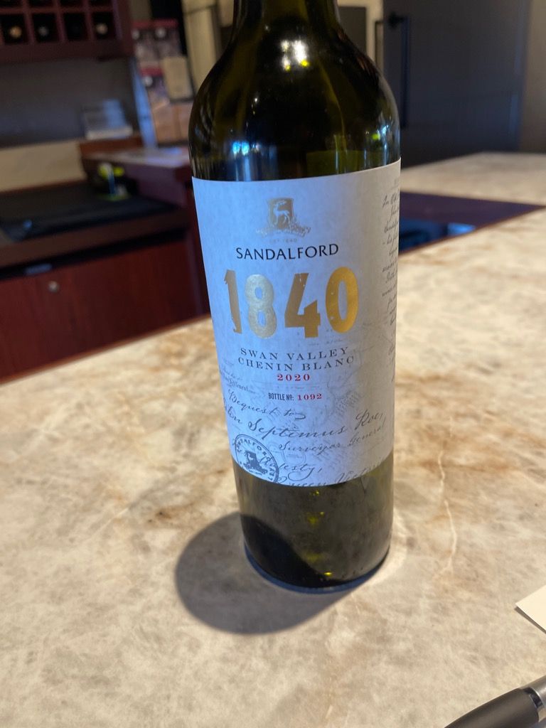 2022 Sandalford Chenin Blanc 1840, Australia, Western Australia ...