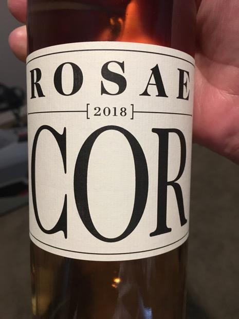 2021 COR Cellars Cabernet Franc Rosae McKinley Springs Vineyard, USA ...