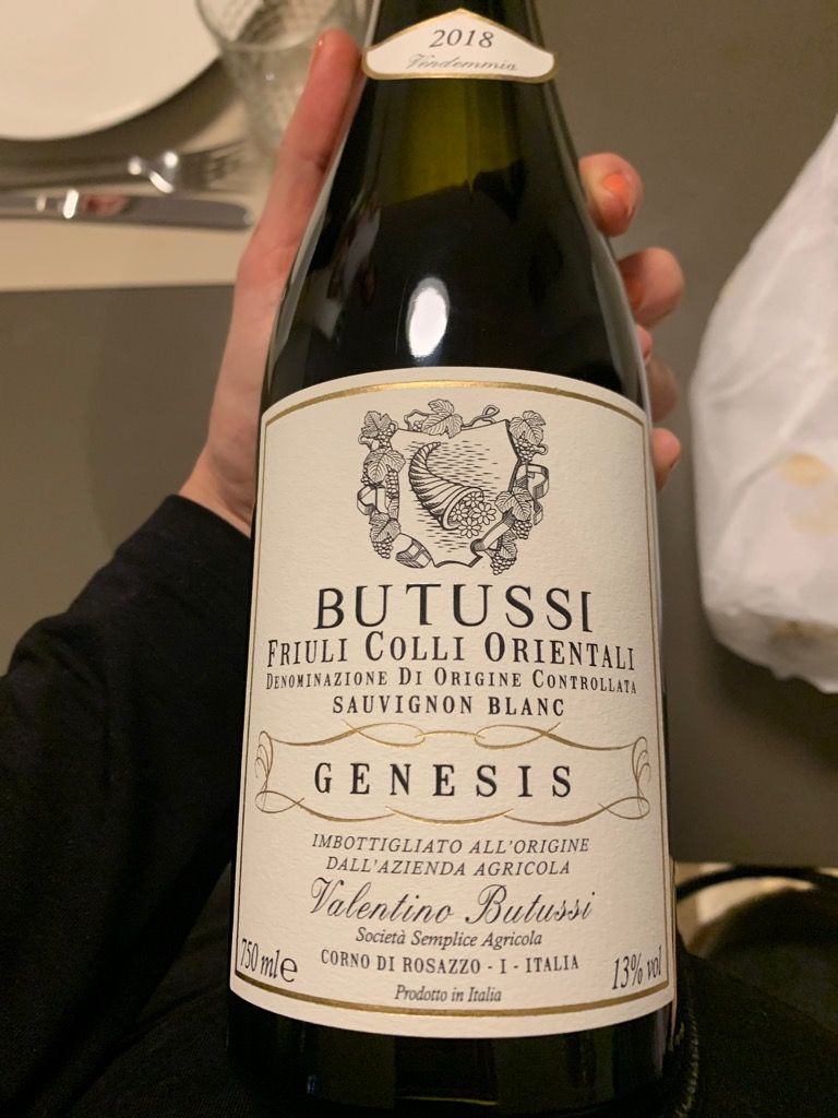 2021 Valentino Butussi Sauvignon Blanc Genesis, Italy, Friuli-Venezia ...