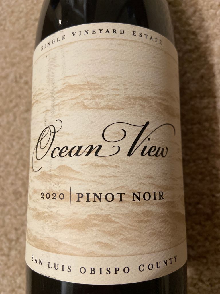 2020 Sinor-LaVallee Pinot Noir Ocean View, USA, California, Central ...