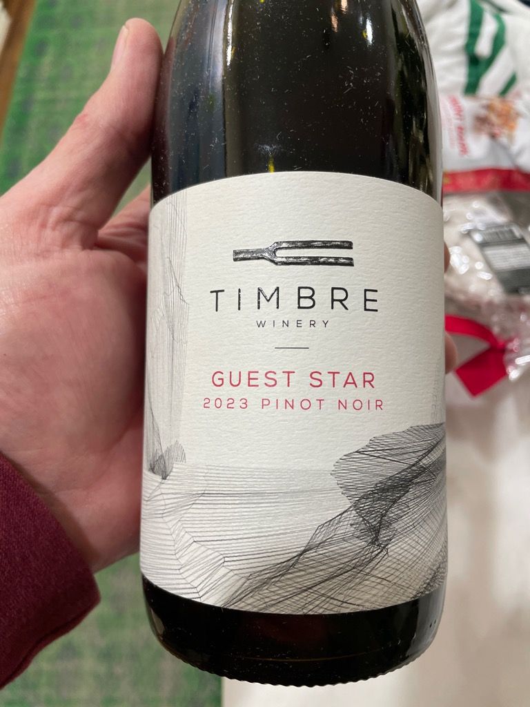 2023 Timbre Winery Pinot Noir Guest Star Norgrove Gardens, USA ...