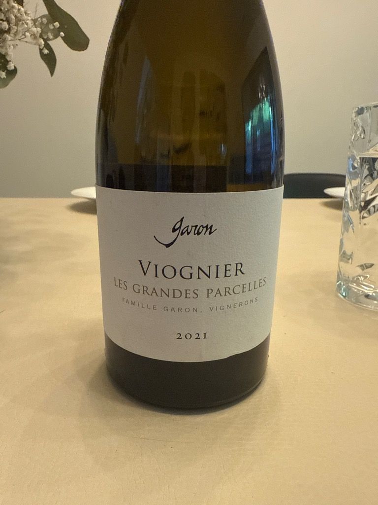 2021 Domaine Garon Viognier Les Grandes Parcelles, France, Rhône ...