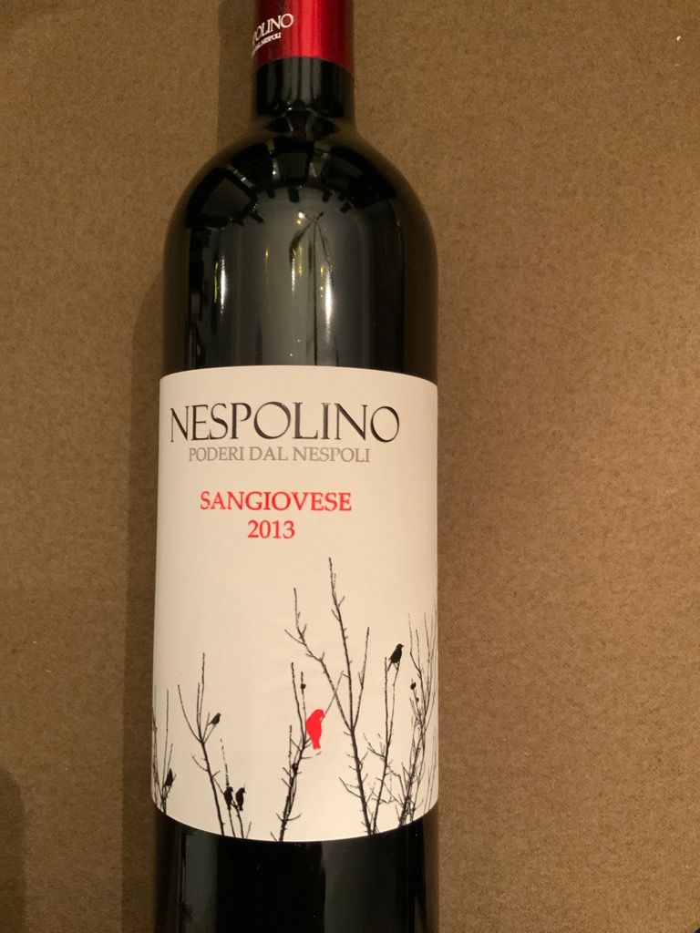 2013 Poderi' dal Nespoli Sangiovese Rubicone Nespolino, Italy, Emilia ...