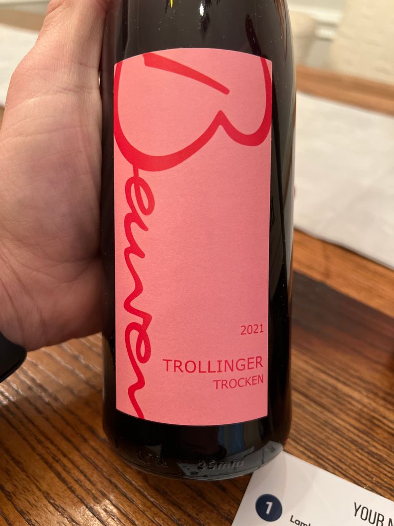 2021 Weingut Beurer Trollinger trocken, Germany, Württemberg ...