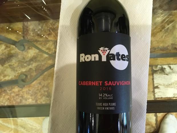 2016 Ron Yates Cabernet Sauvignon Friesen Vineyard, USA, Texas, Texas ...