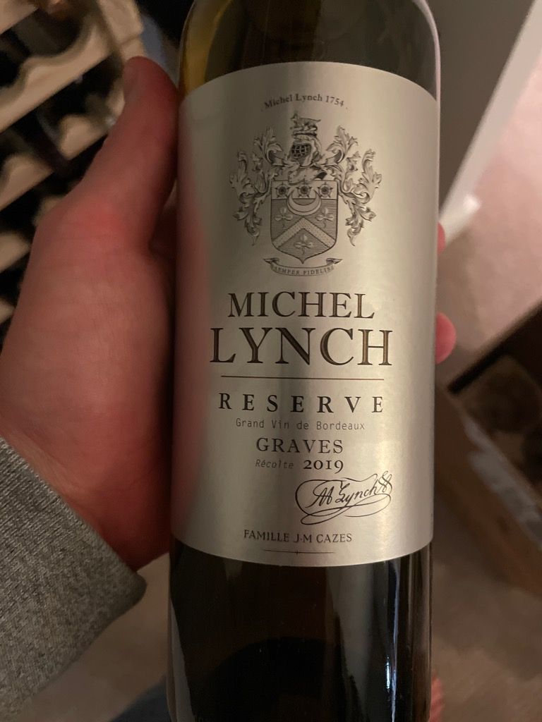 2019 Michel Lynch Reserve, France, Bordeaux, Graves - CellarTracker