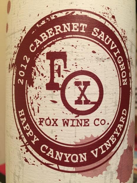 2020 Fox Wine Co. Cabernet Sauvignon, USA, California, Central Coast ...