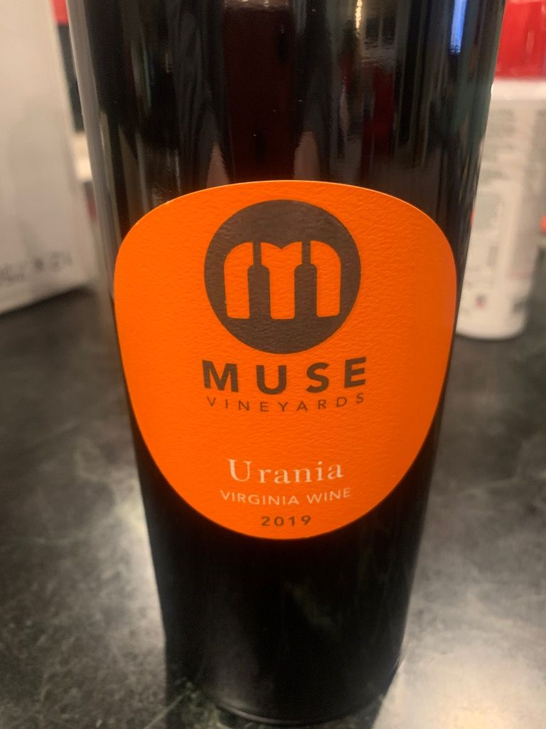 2021 Muse Vineyards Urania, USA, Virginia, Shenandoah Valley ...