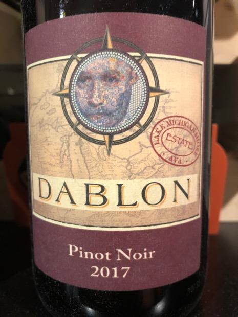 2020 Dablon Winery Pinot Noir, USA, Michigan, Lake Michigan Shore ...