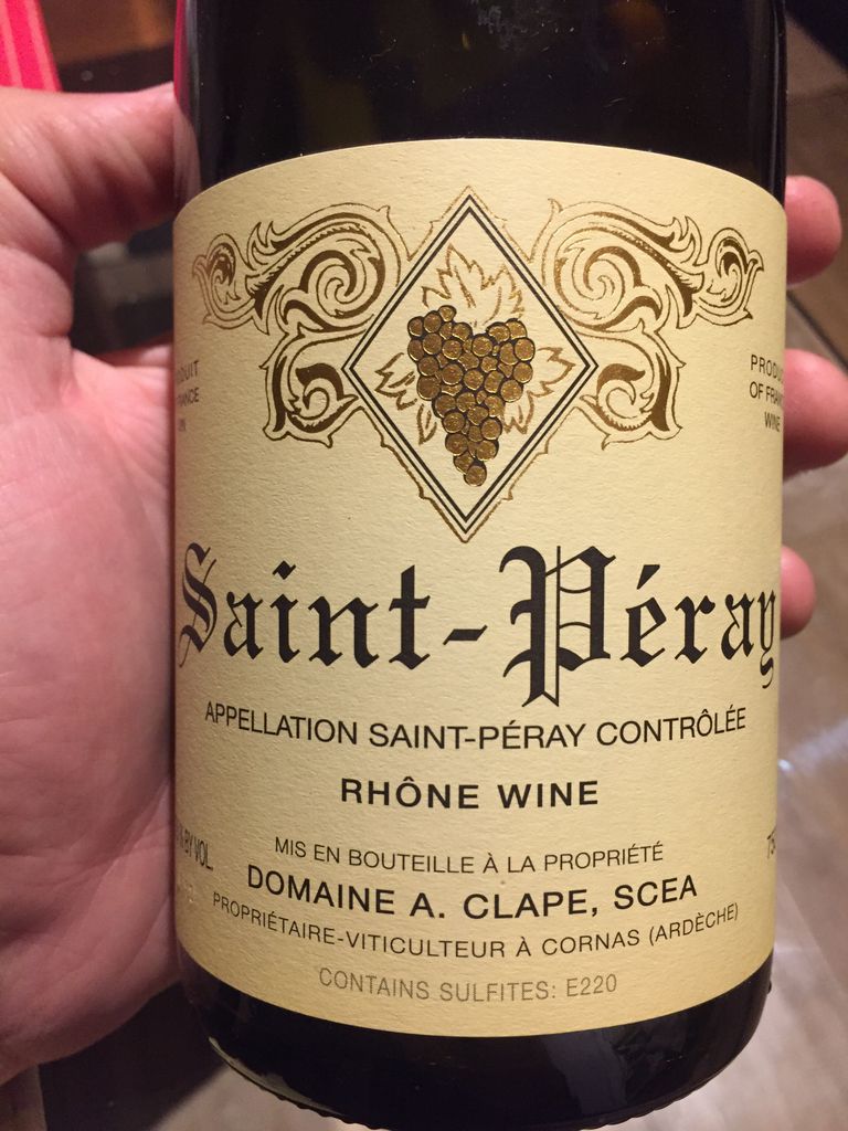 2016 Domaine Auguste Clape St. Péray, France, Rhône, Northern Rhône, St ...