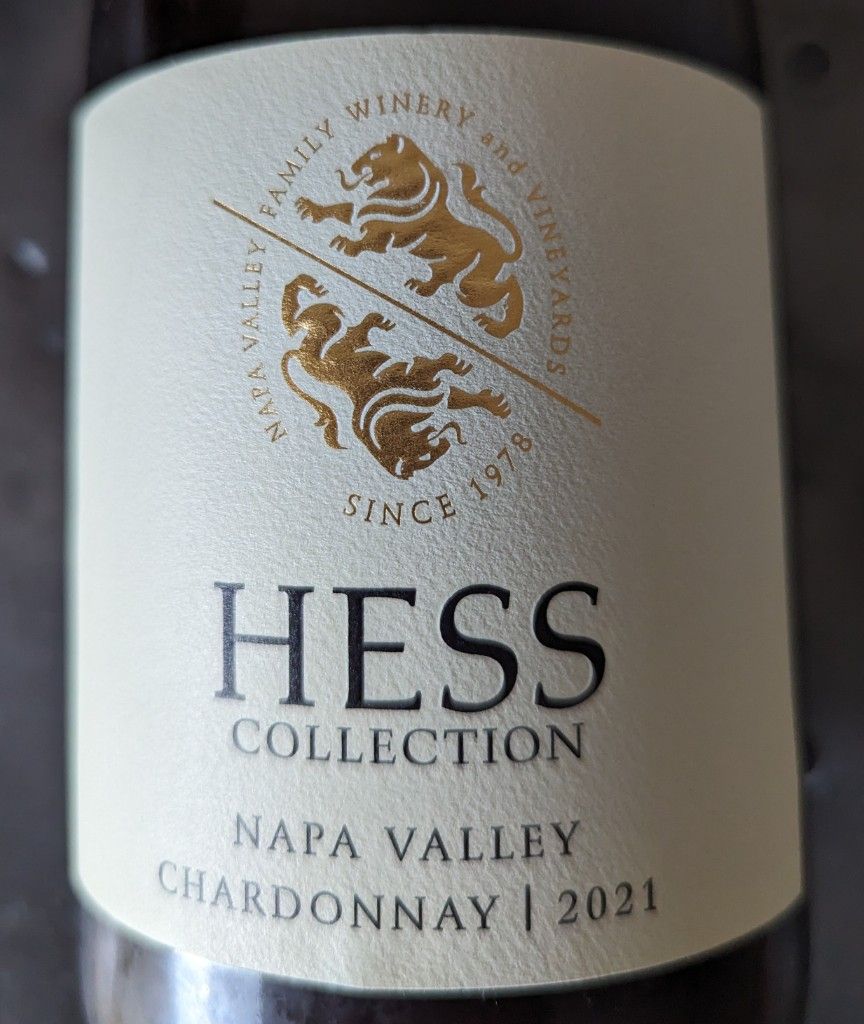 2021 The Hess Collection Chardonnay, USA, California, Napa Valley ...