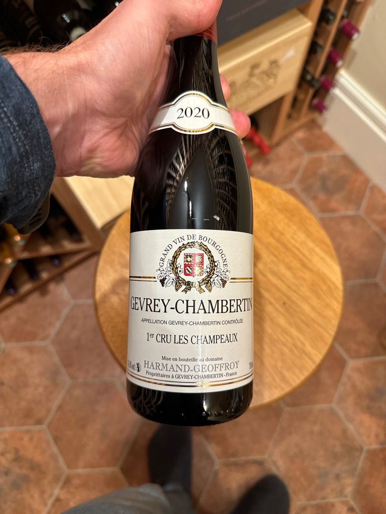 2020 Domaine Harmand-Geoffroy Gevrey-Chambertin 1er Cru Champeaux ...