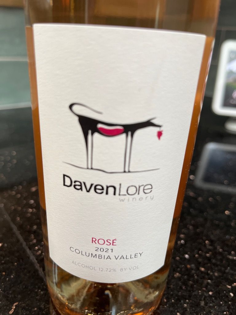 2021 Daven Lore Winery Estate Rosé, USA, Washington, Columbia Valley ...