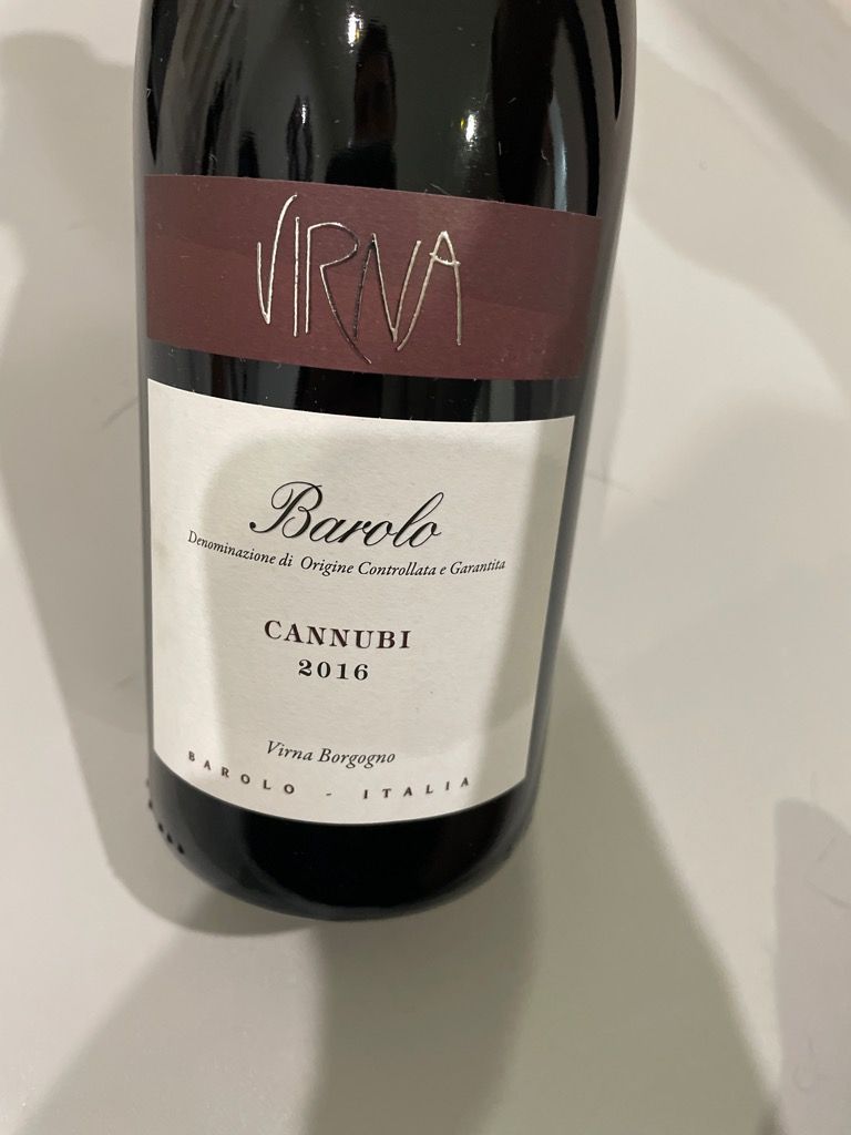 2018 Azienda Virna Di Borgogno Barolo Cannubi Boschis, Italy, Piedmont ...