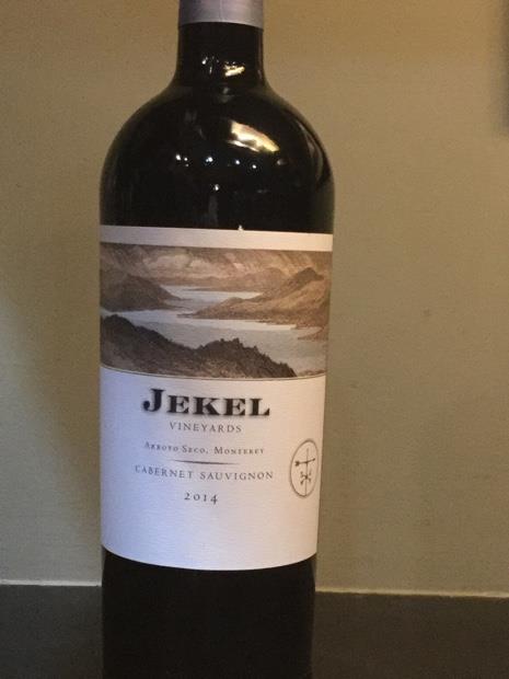 2014 Jekel Vineyards Cabernet Sauvignon, USA, California, Central Coast ...