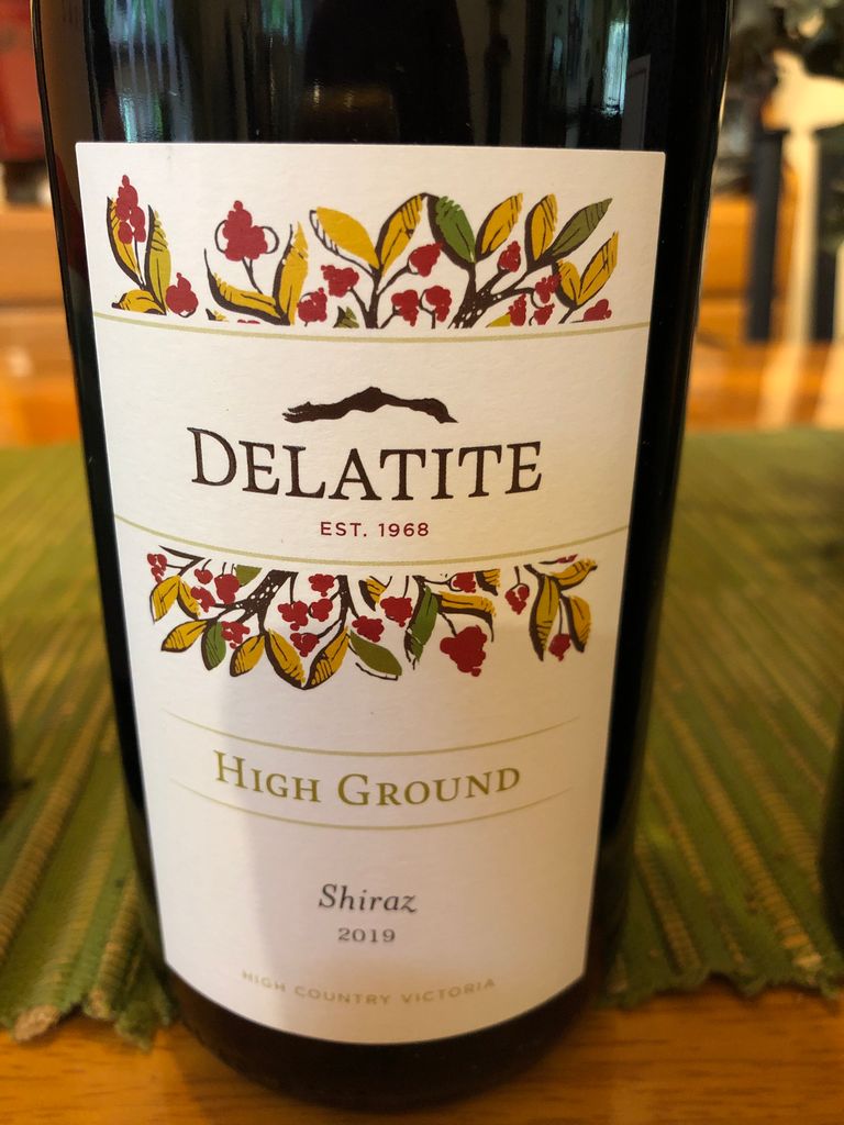 2018 Delatite Shiraz High Ground, Australia, Victoria, Central Victoria ...