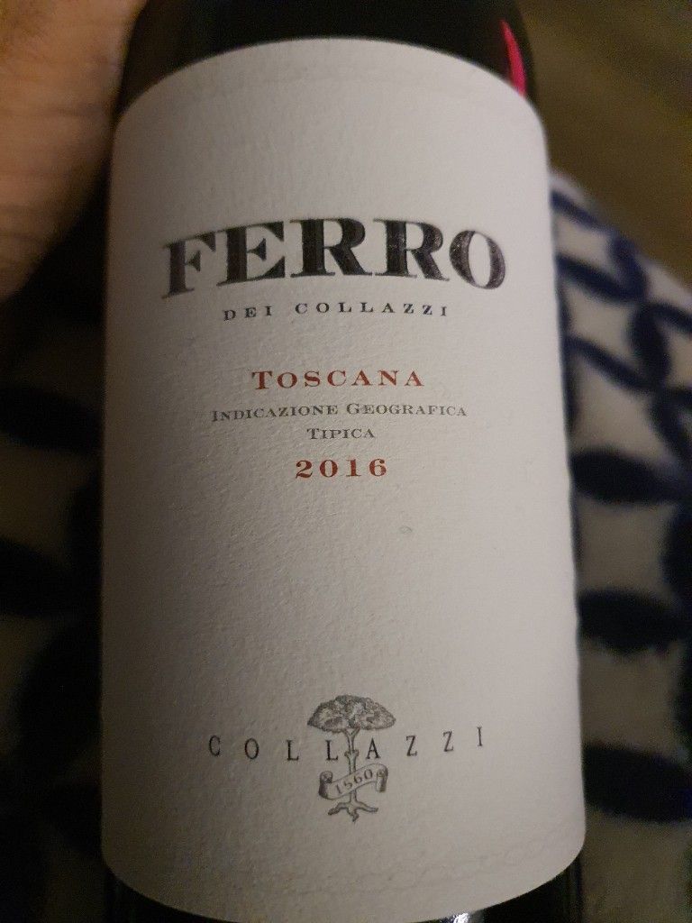 2016 Collazzi Ferro Toscana IGT, Italy, Tuscany, Toscana IGT ...