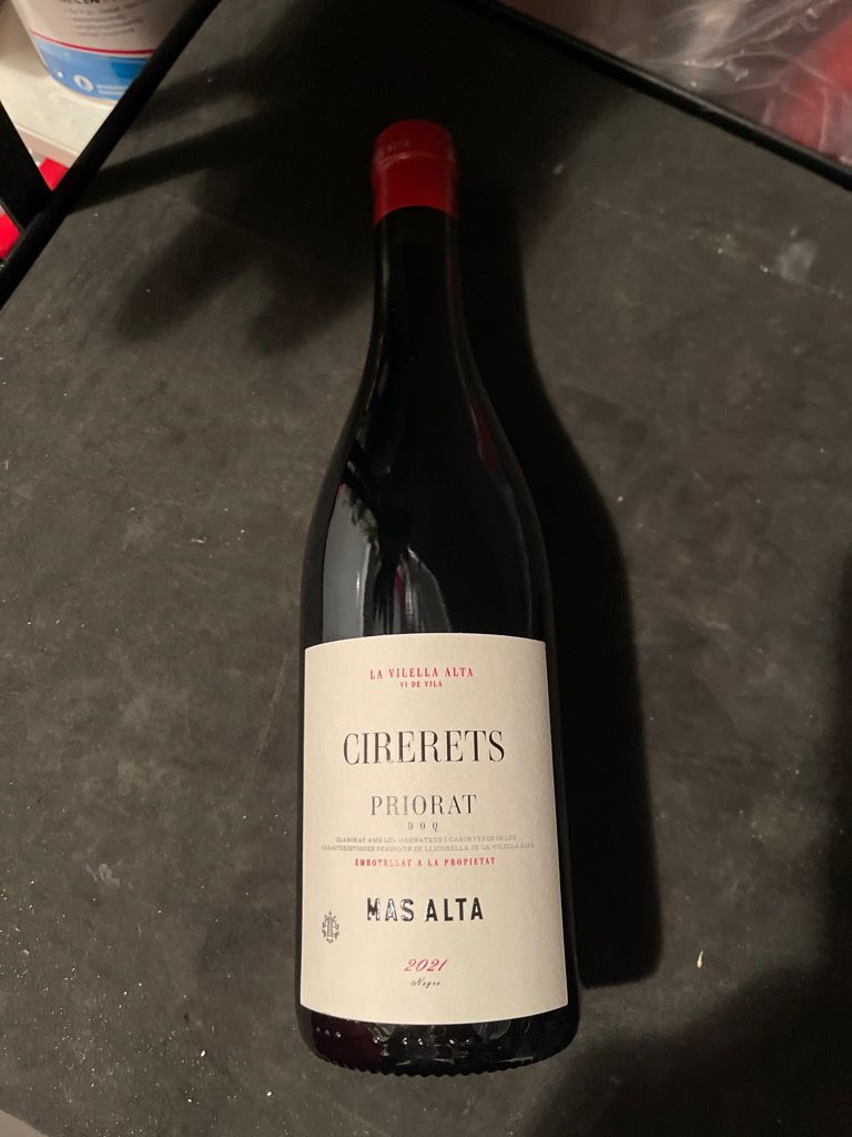 2021 Bodegas Mas Alta Priorat Cirerets, Spain, Catalunya, Priorat ...