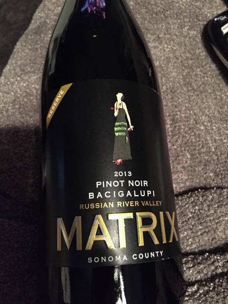 2013 Matrix Pinot Noir Reserve Bacigalupi Vineyard, USA, California ...
