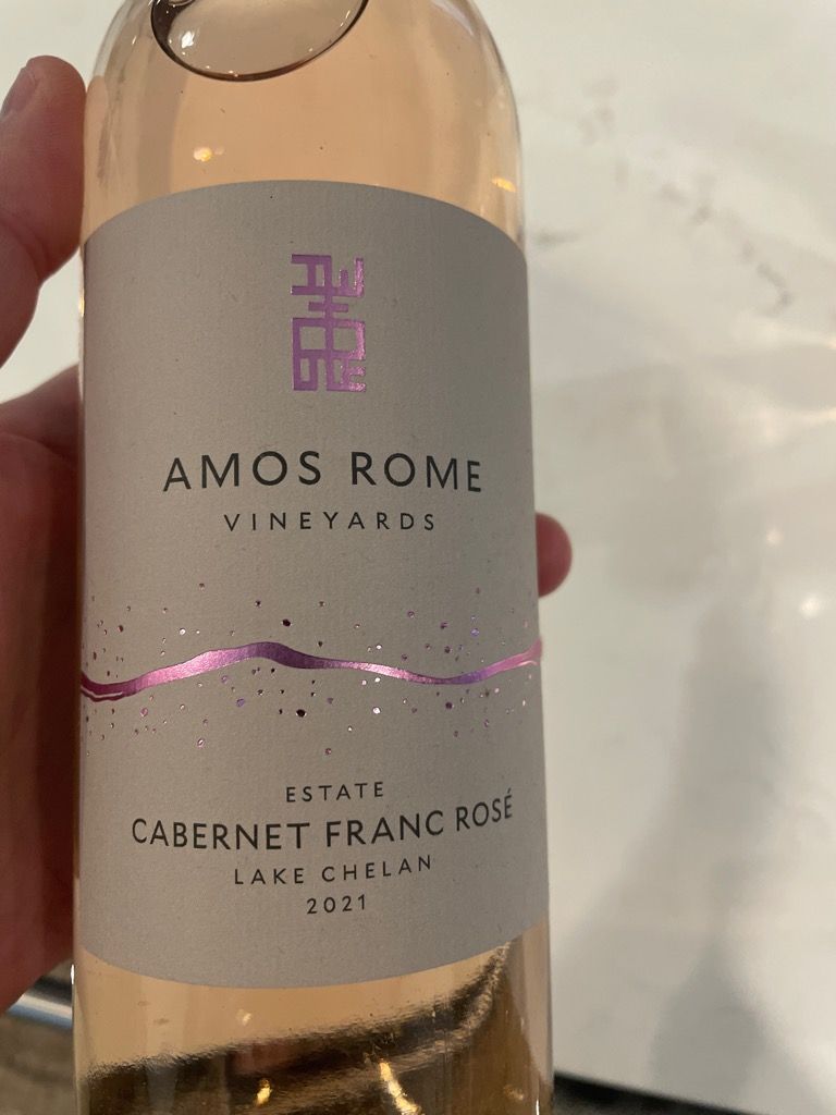 2021 Amos Rome Vineyards Cabernet Franc Rosé, USA, Washington, Columbia ...