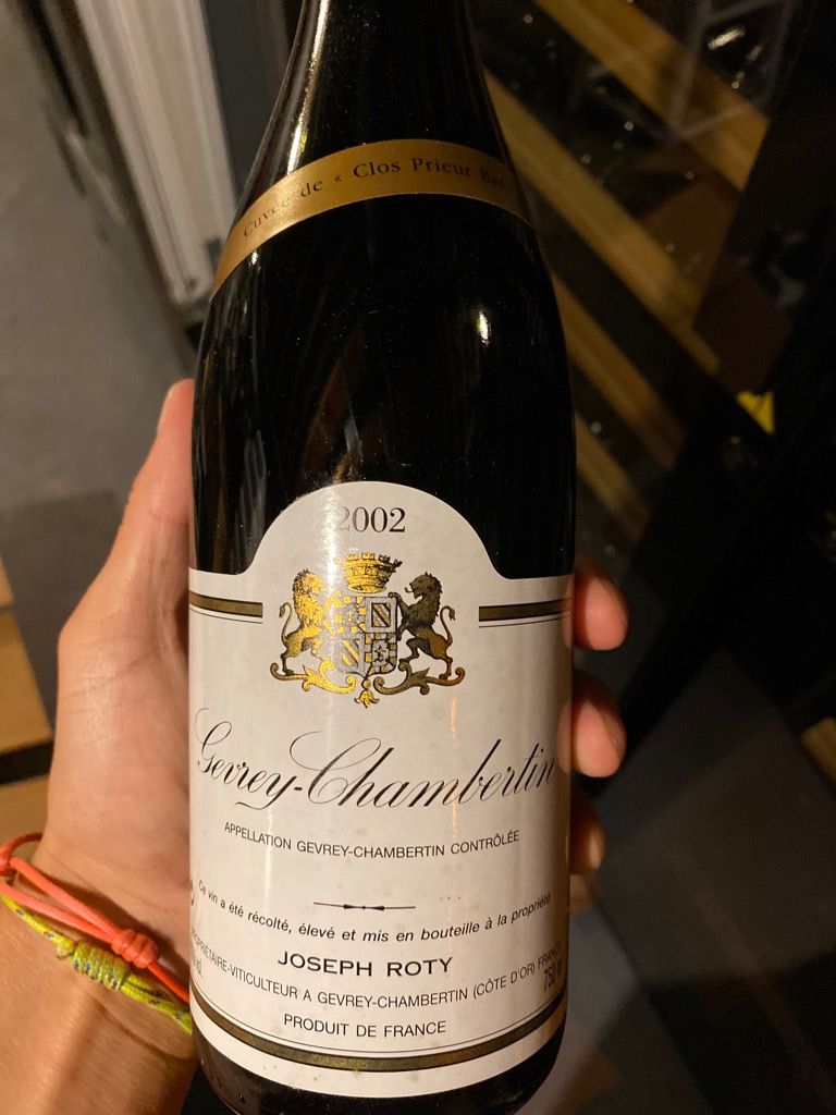 1993 Domaine Joseph Roty Gevrey-Chambertin Clos Prieur Bas, France ...