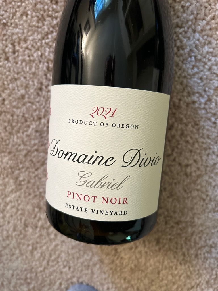 2021 Domaine Divio Pinot Noir Gabriel Clos Gallia Estate, USA, Oregon ...