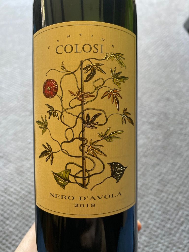 2018 Cantine Colosi Nero d'Avola, Italy, Sicily, Sicilia - CellarTracker