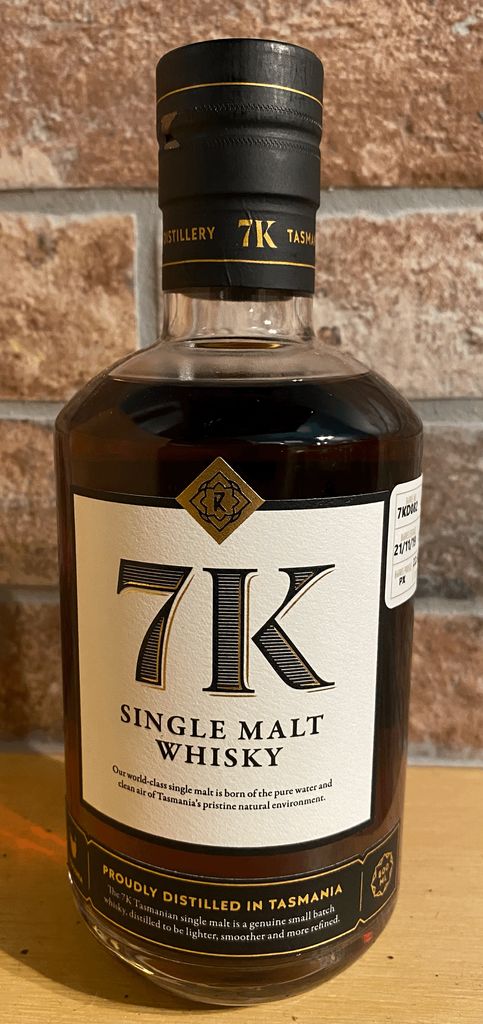 2023 7K Distillery Single Malt Whisky PX Barrel Profile 56.9%, Australia, Tasmania - CellarTracker
