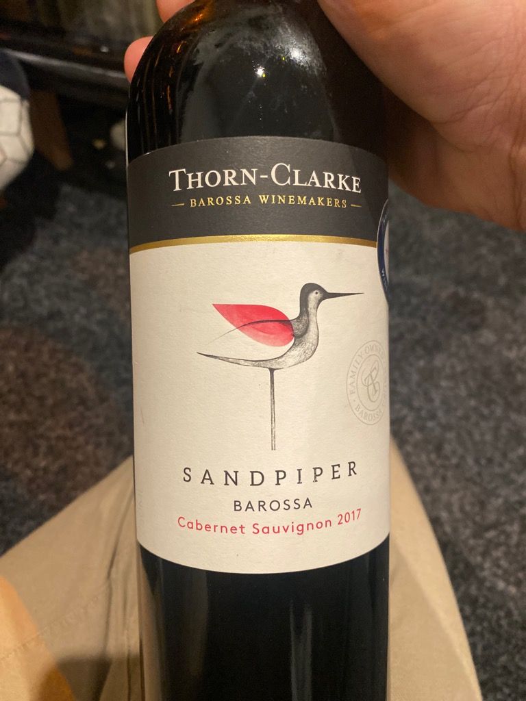 2018 Thorn-Clarke Cabernet Sauvignon Sandpiper, Australia, South ...